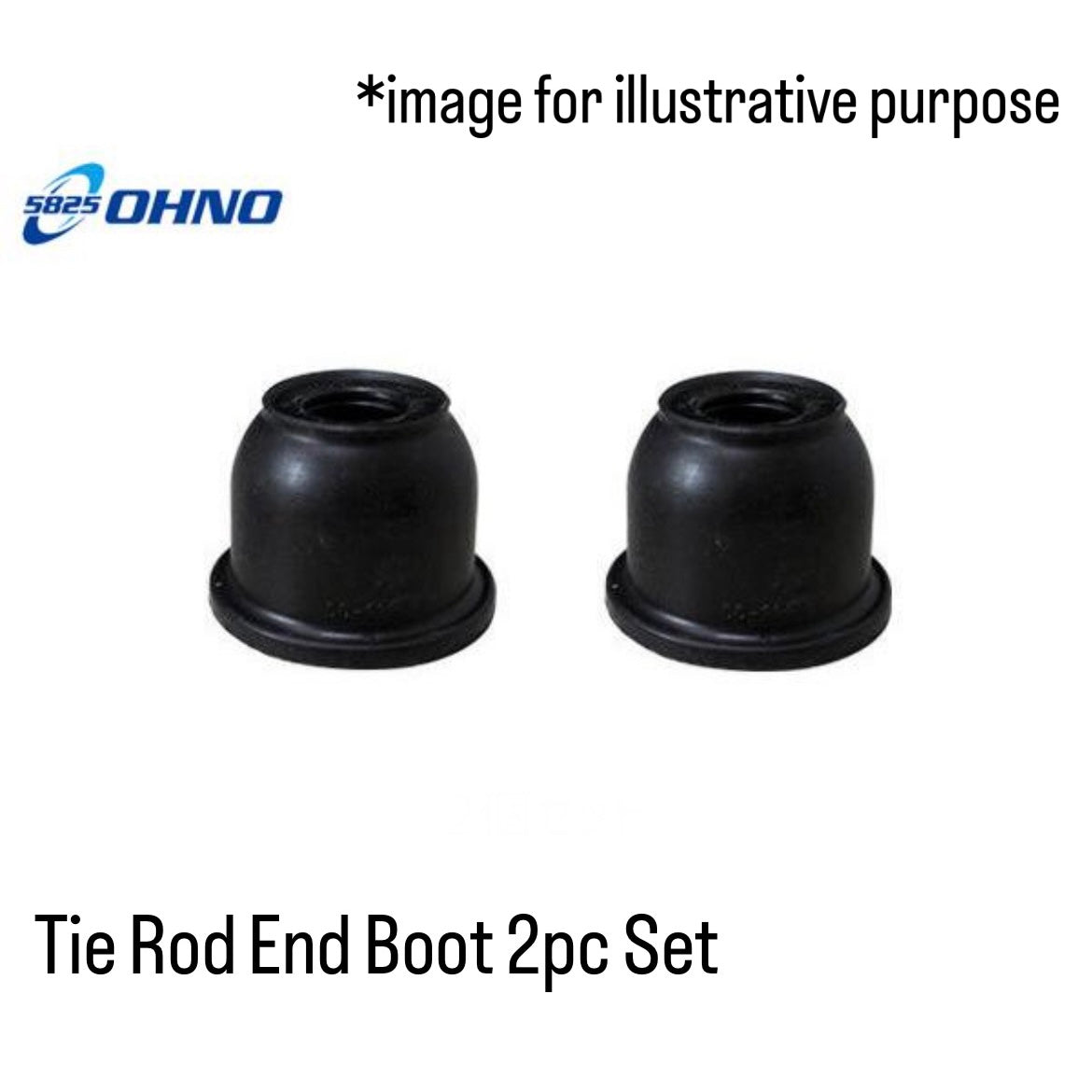 L880K (Engine:JB-DET) Tie Rod End Boots 2pc Set (OHNO Rubber) for Daih ...